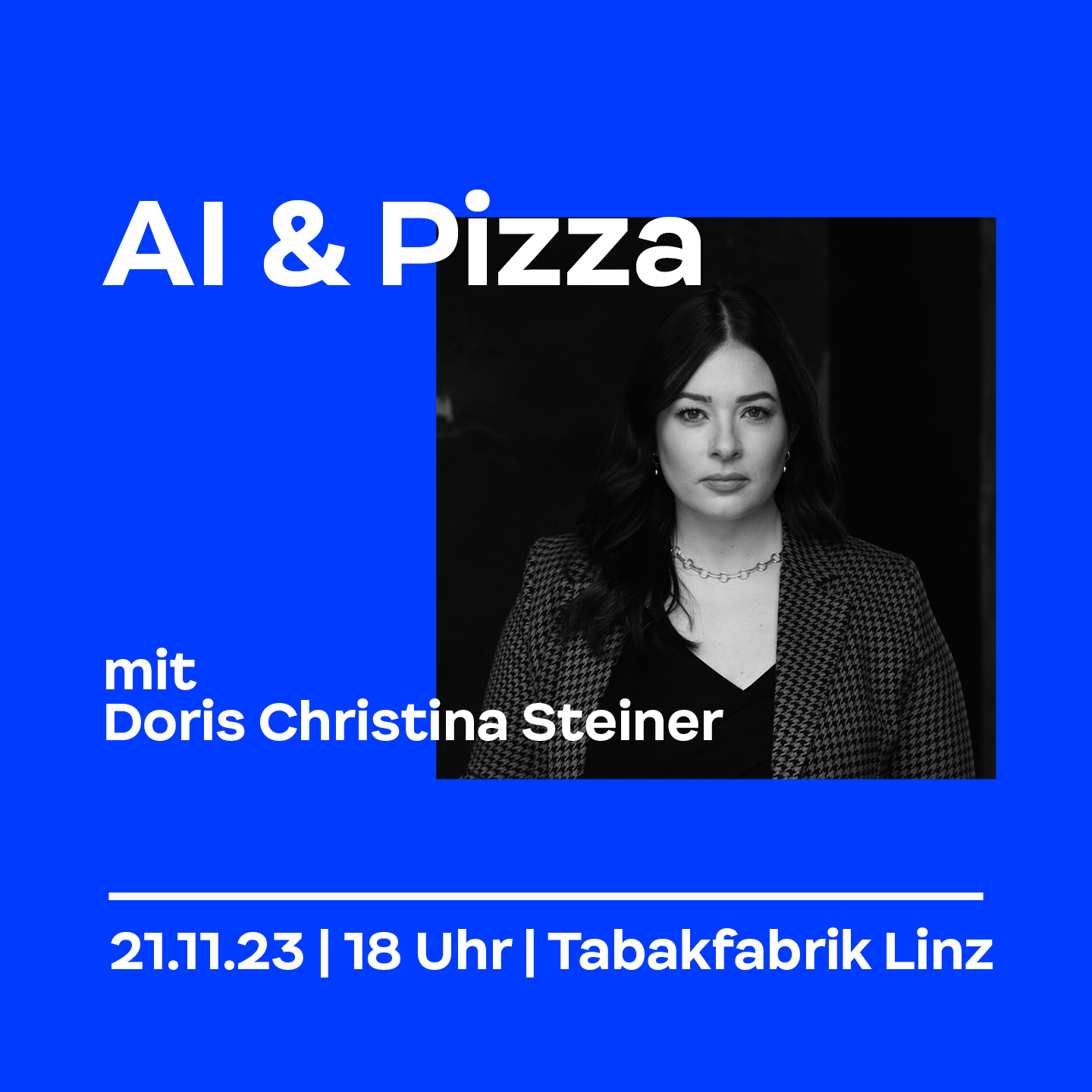AI & Pizza mit Doris Christina Steiner | Creative Region